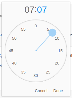 GitHub - kachurun/timepicker: TimePicker